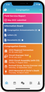 NW Scheduler | NW Publisher App View – Congregation
