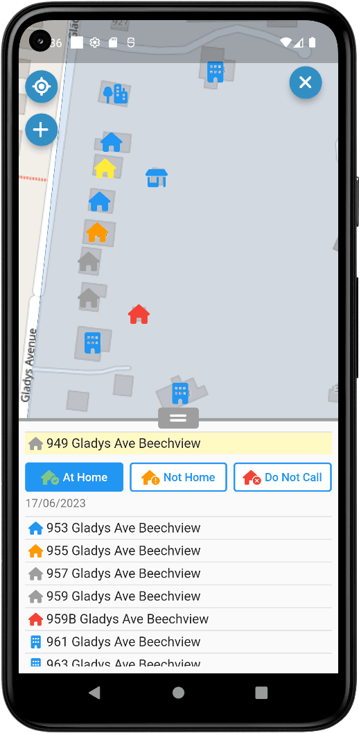 NW Scheduler | NW Publisher app View - Territories