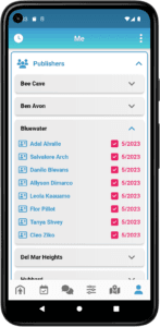 NW Scheduler | App Settings – Me