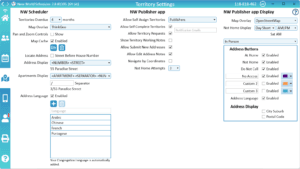 NW Scheduler | Territory Settings